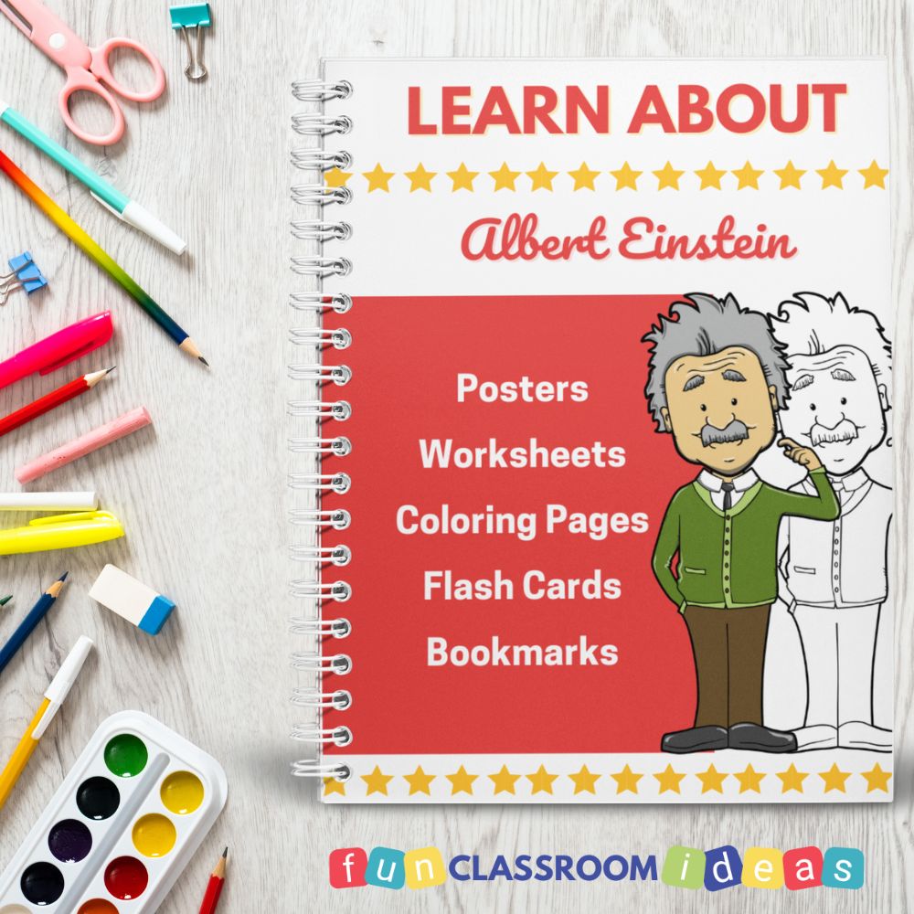 Discover Albert Einstein - Printable Activity Pack Resources for ...