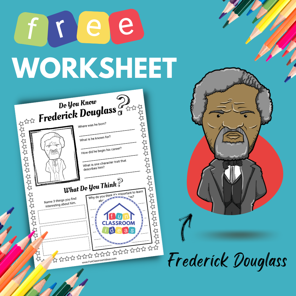 Use this Free Frederick Douglass Biography Worksheet to Engage Your ...