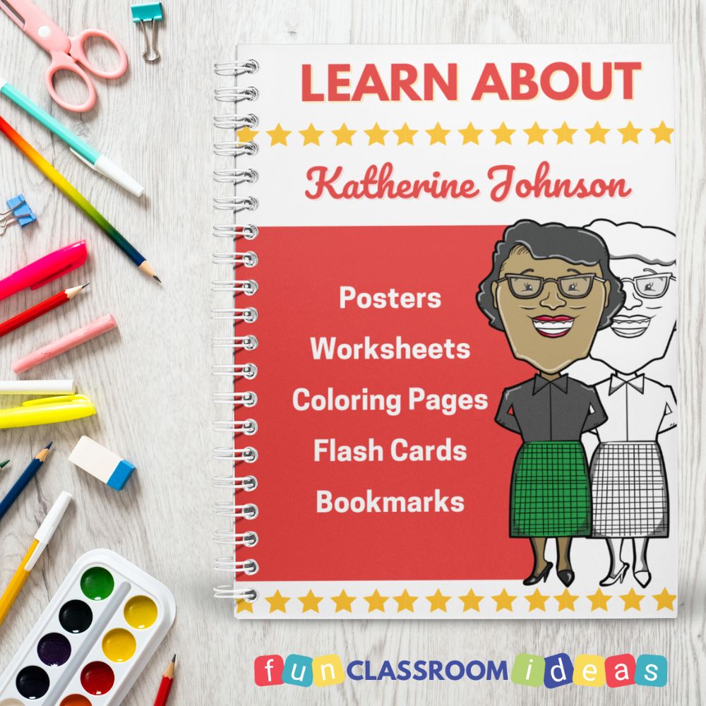 Discover Katherine Johnson - Printable Activity Set – Bingo Printables