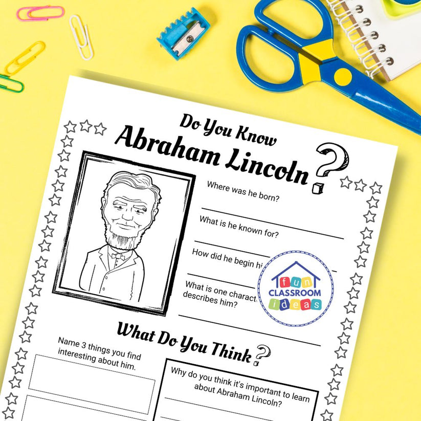 Use this Free Abraham Lincoln Biography Worksheet to Engage Your ...