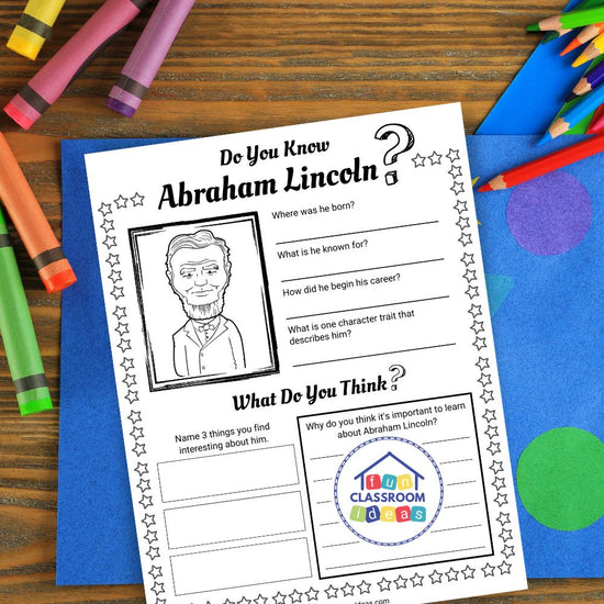 Use this Free Abraham Lincoln Biography Worksheet to Engage Your ...