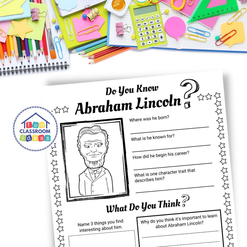 Use this Free Abraham Lincoln Biography Worksheet to Engage Your ...