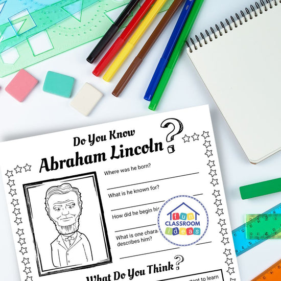 Use this Free Abraham Lincoln Biography Worksheet to Engage Your ...