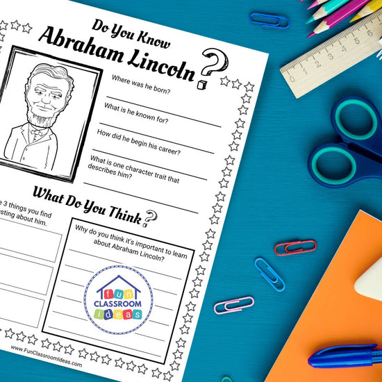 Use this Free Abraham Lincoln Biography Worksheet to Engage Your ...