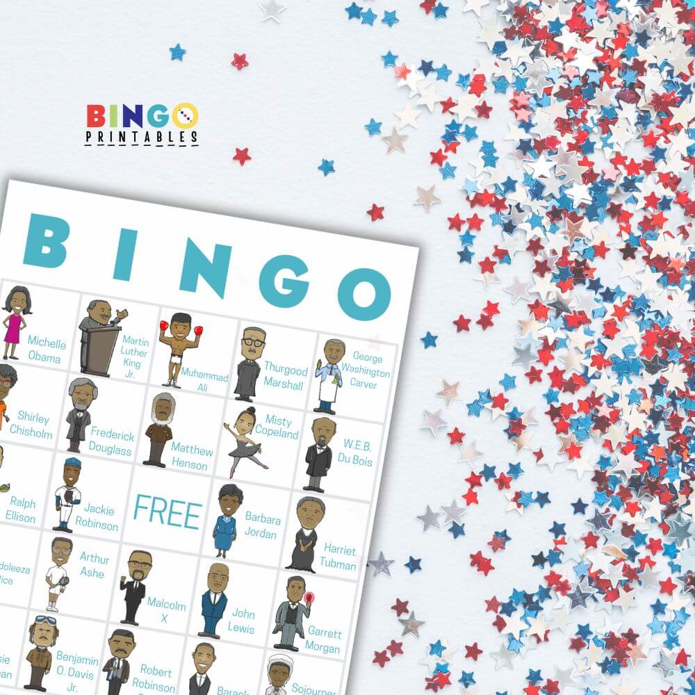 Black History Bingo | Fun Educational Game 🇺🇸 – Bingo Printables