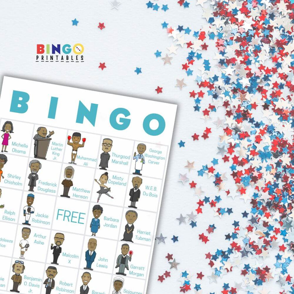 Black History Bingo | Fun Educational Game 🇺🇸 – Bingo Printables