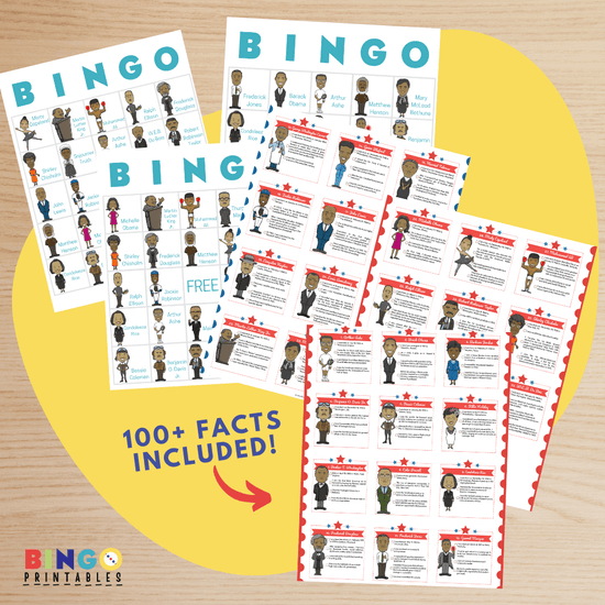 Black History Bingo | Fun Educational Game 🇺🇸 – Bingo Printables