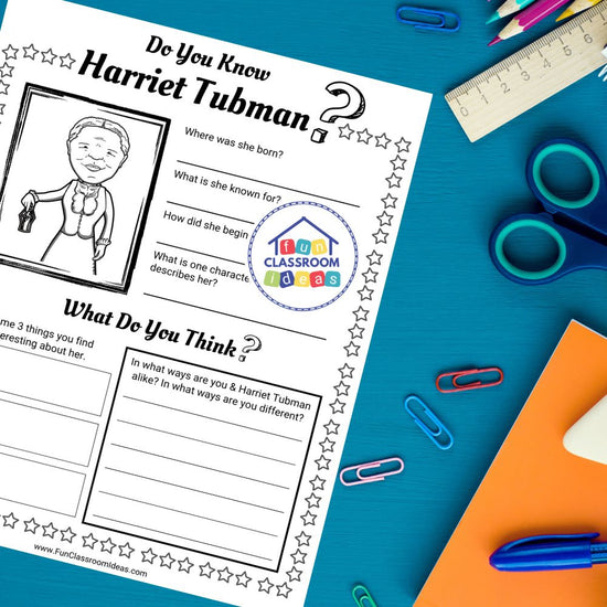 Use this Free Harriet Tubman Biography Worksheet to Learn More – Bingo ...