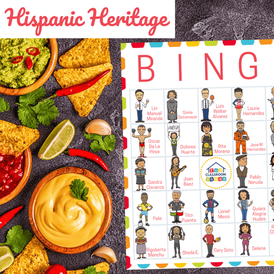 Hispanic Heritage Bingo | Fun Educational Activity 🏵 – Bingo Printables