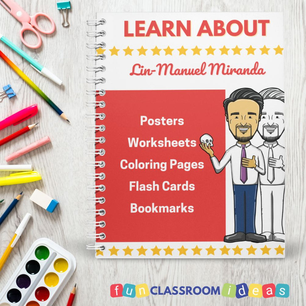 Discover Lin-Manuel Miranda - Printable Activity Pack Resources for ...