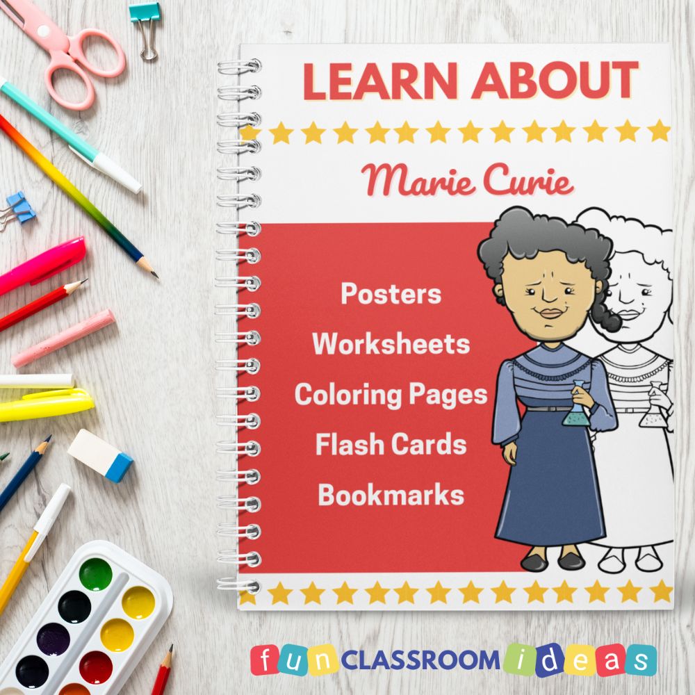 Discover Marie Curie - Graphic-Novel Style Printable Activity Set ...