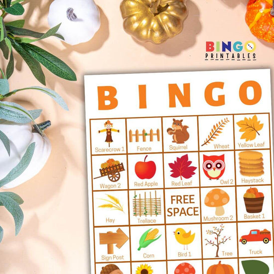 Fall Bingo Cards 🍁 160 Unique Autumn Themed Game Cards – Bingo Printables