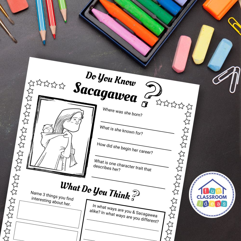 Use this Free Sacagawea Biography Worksheet to Engage Your Students ...