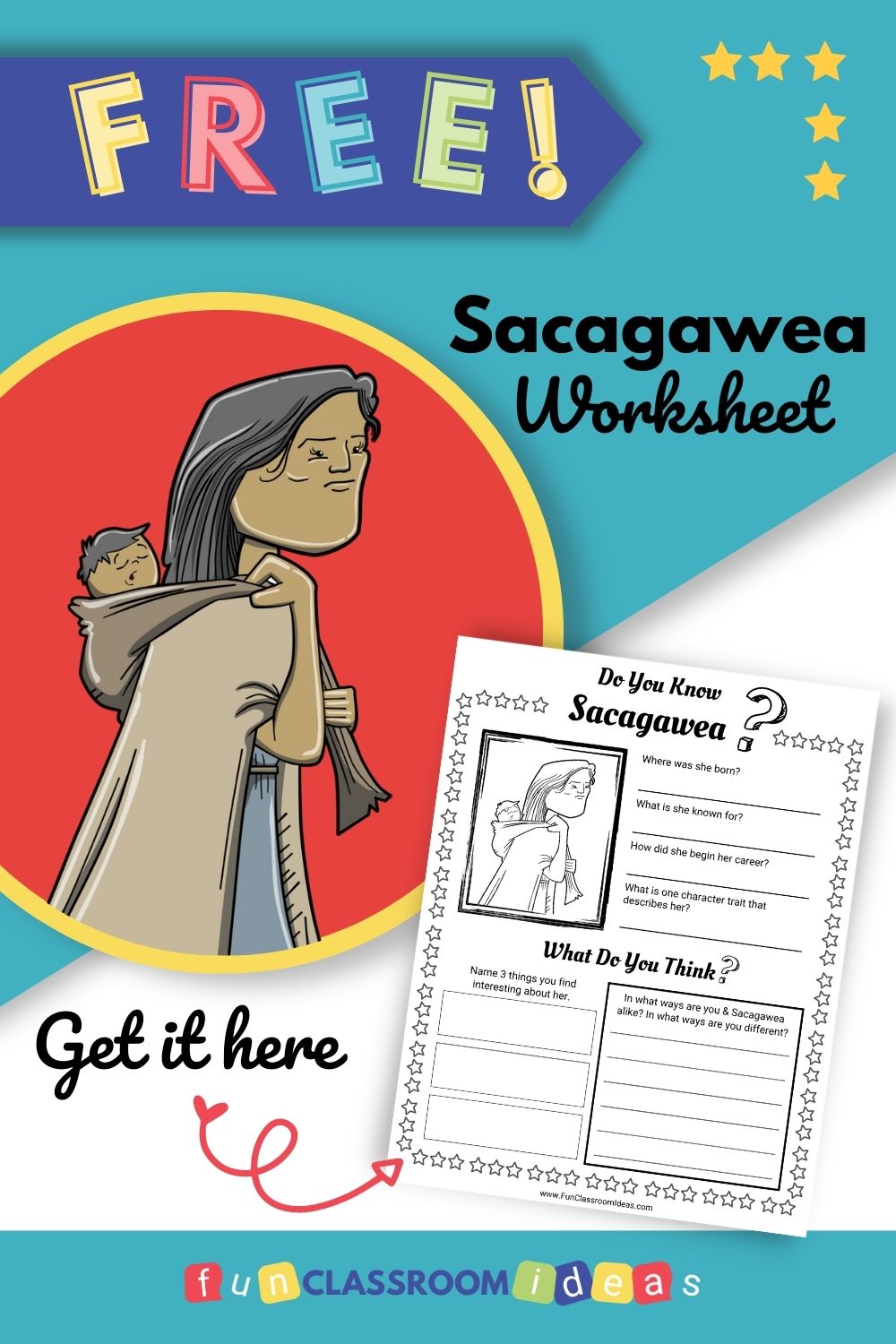 Use this Free Sacagawea Biography Worksheet to Engage Your Students ...