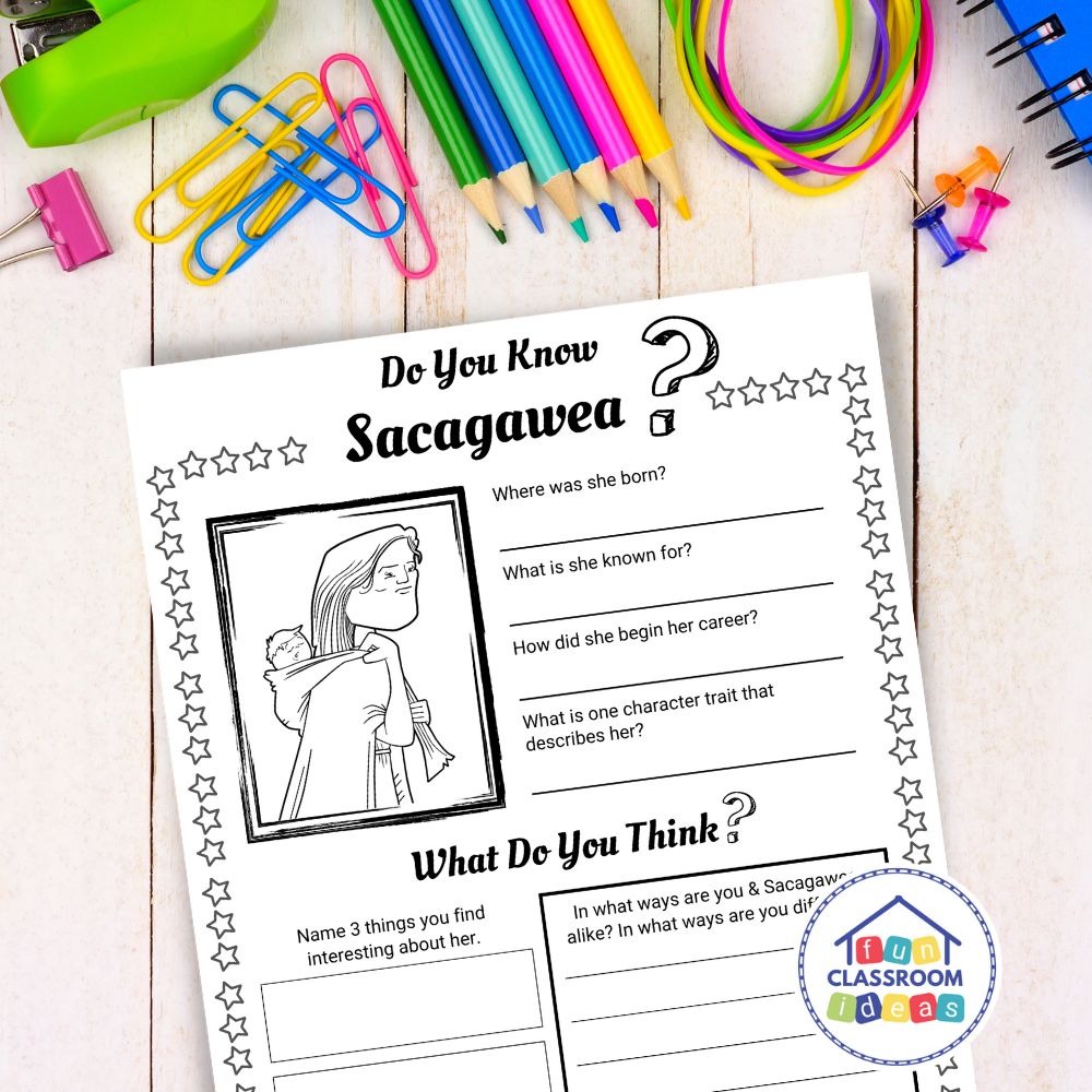 Use this Free Sacagawea Biography Worksheet to Engage Your Students ...