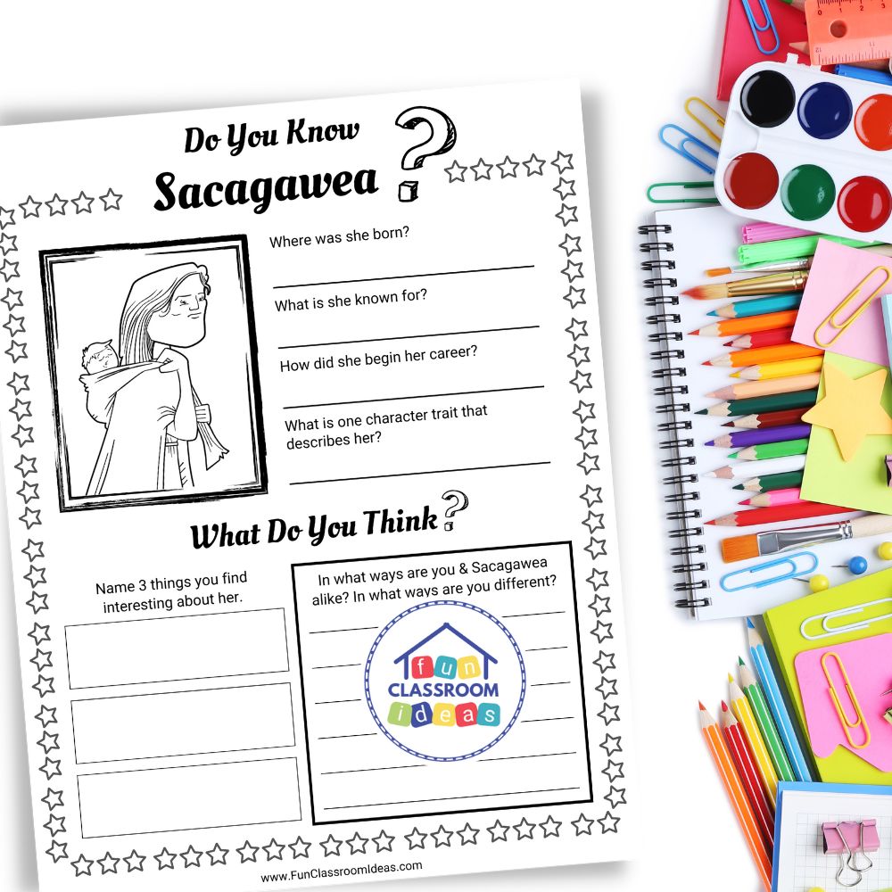 Use this Free Sacagawea Biography Worksheet to Engage Your Students ...