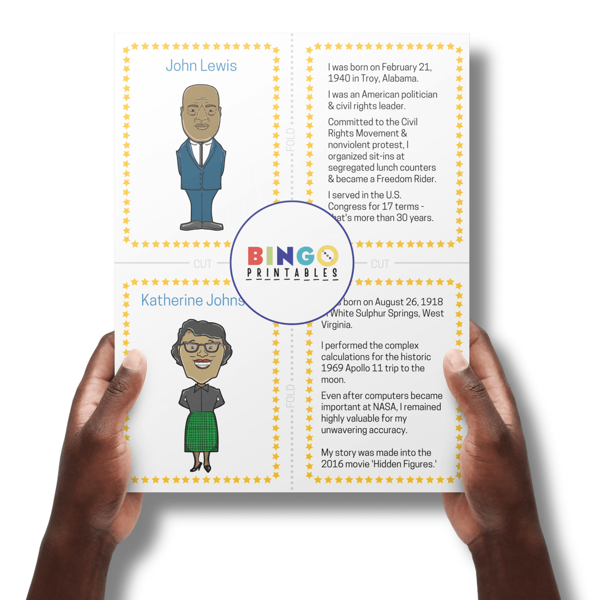 Black History Flashcards | Educate 🇺🇸 – Bingo Printables