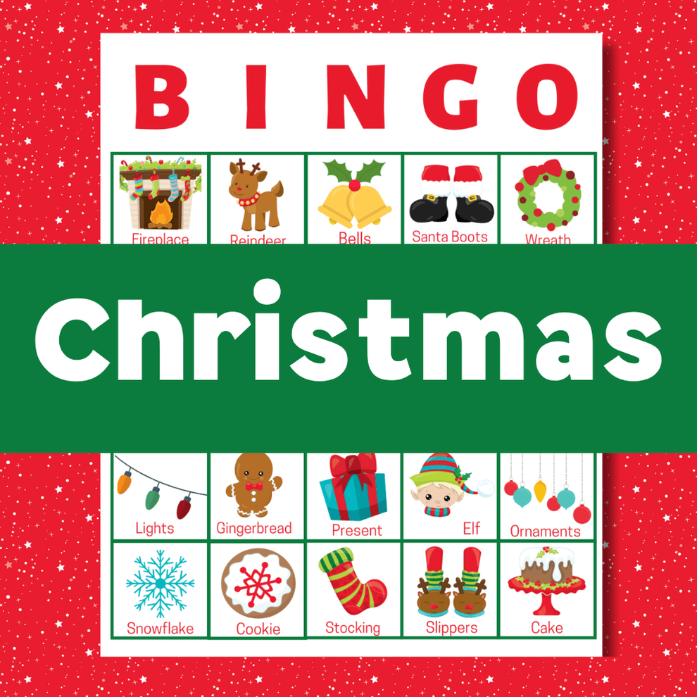 Christmas Bingo Cards 🎄 1000 Printable Unique Game Cards – Bingo Printables