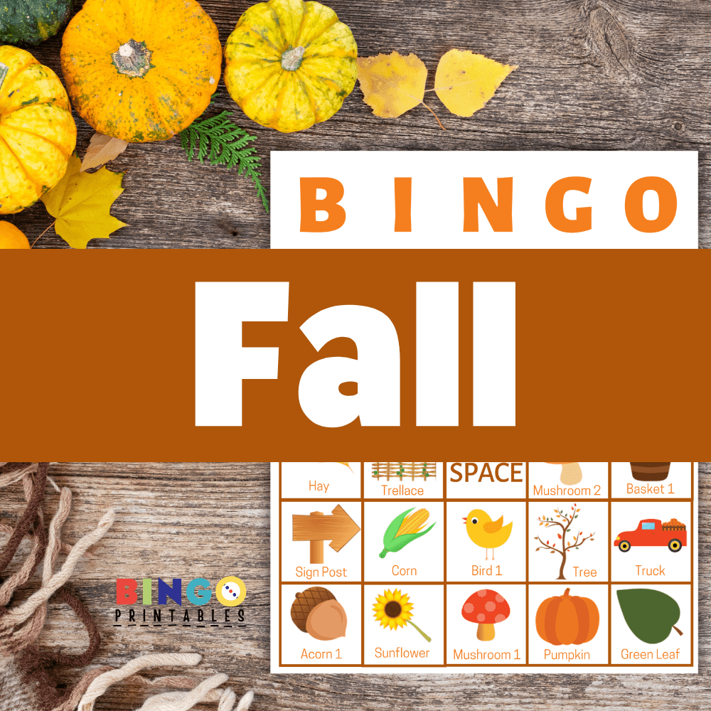 Fall Bingo Cards 🍁 160 Unique Autumn Themed Game Cards – Bingo Printables
