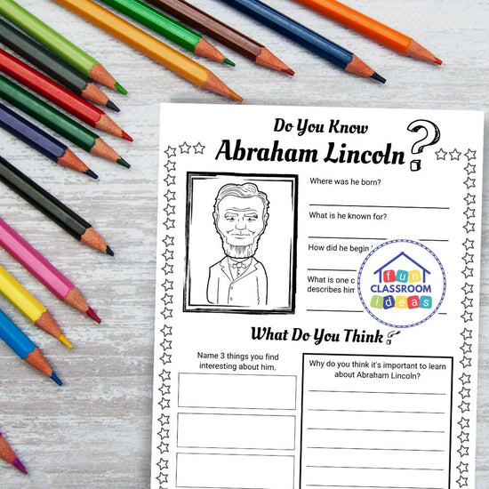 Use this Free Abraham Lincoln Biography Worksheet to Engage Your ...