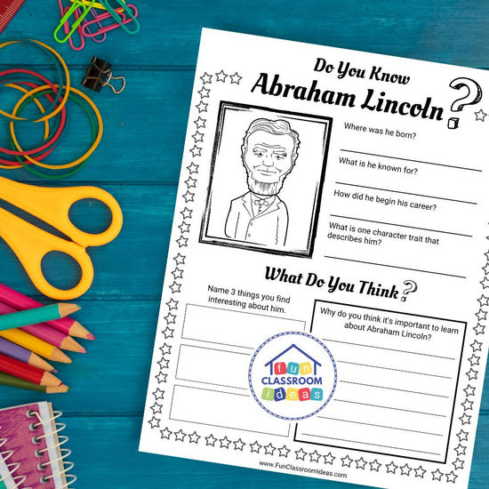 Use this Free Abraham Lincoln Biography Worksheet to Engage Your ...