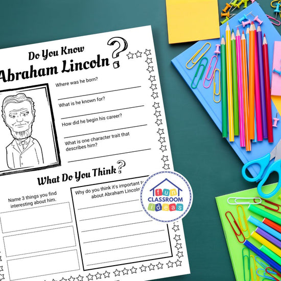 Use this Free Abraham Lincoln Biography Worksheet to Engage Your ...