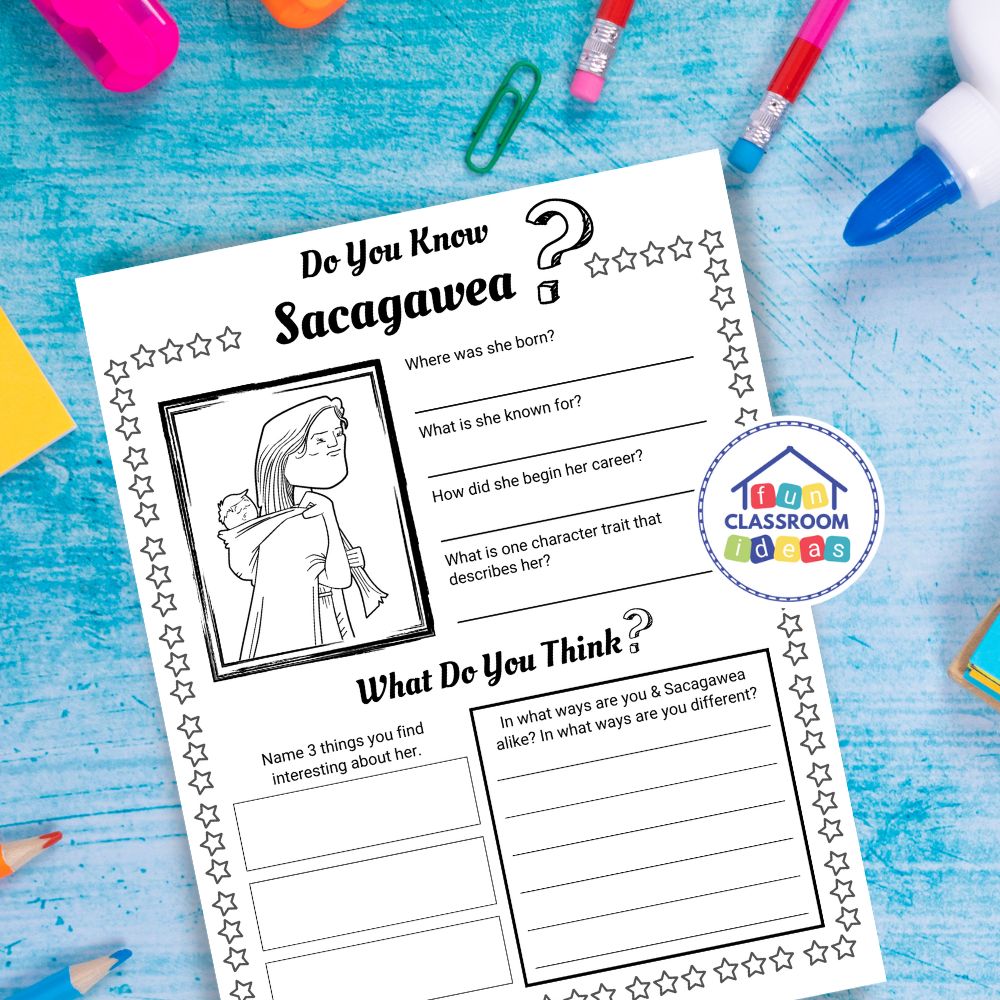 Use this Free Sacagawea Biography Worksheet to Engage Your Students ...