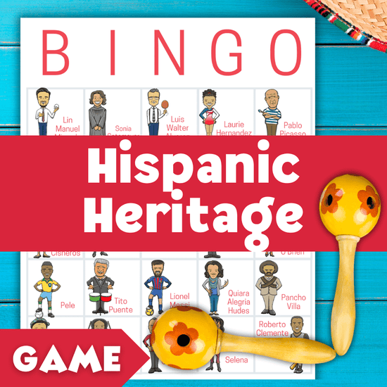 Hispanic Heritage Bingo | Fun Educational Activity 🏵 – Bingo Printables