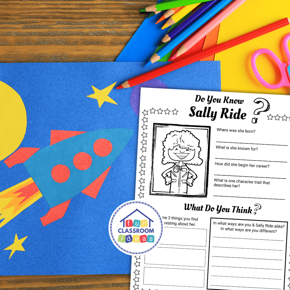 Use this Free Sally Ride Biography Worksheet to Engage Your Students ...